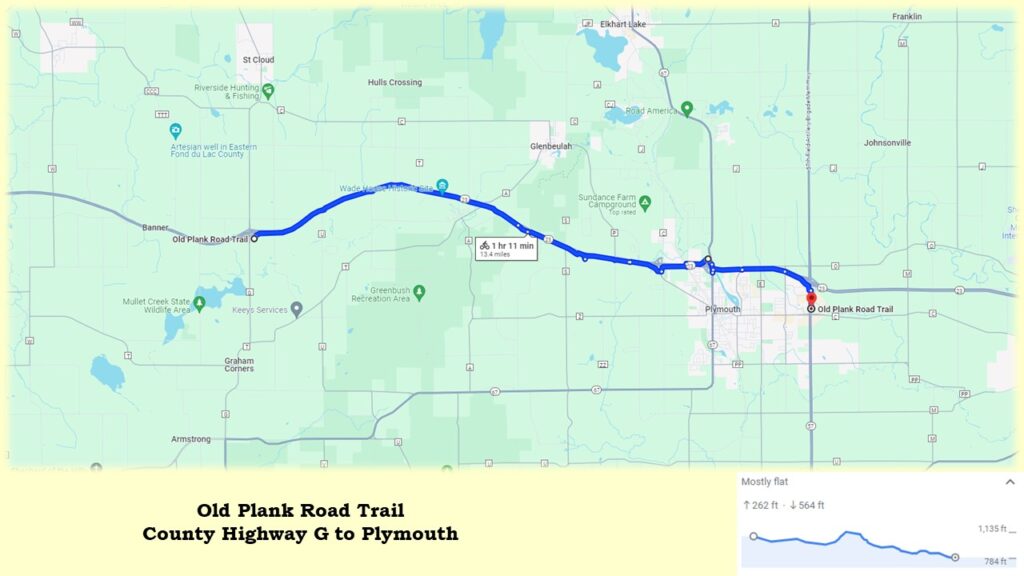 Old Plank Road Trail: County Hwy G to Plymouth – Wisconsin Bike Trails