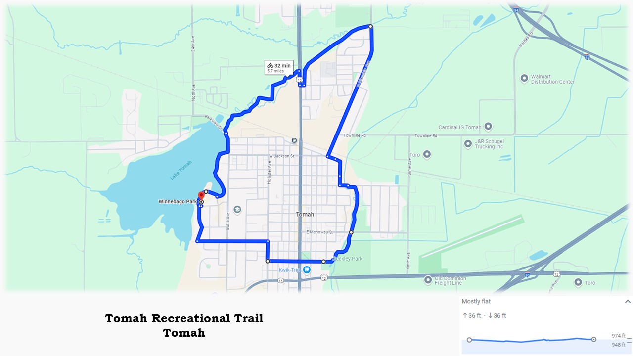 Tomah Recreation Trail – Wisconsin Bike Trails